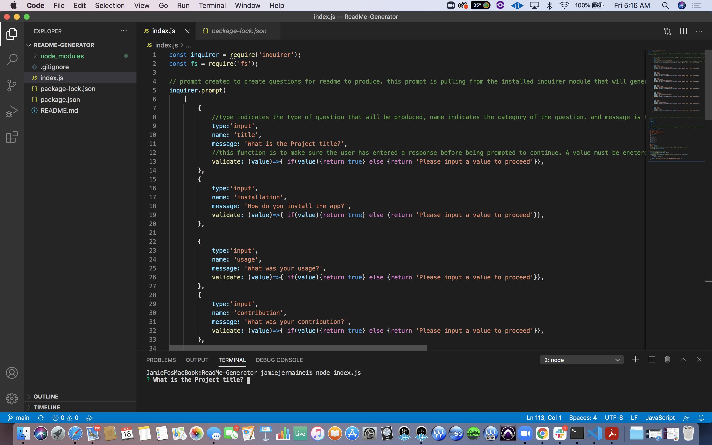 GitHub - Forresterjamie01/ReadMe-Generator