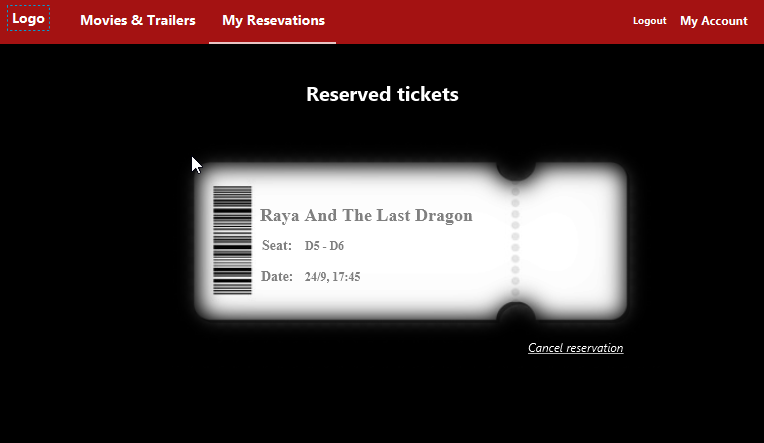 GitHub - benjamin-nilsson/CinemaBookingSystem: This "Cinema Booking System" allows a user to ...
