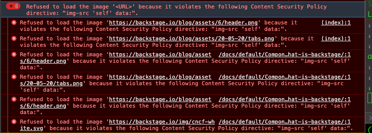 Broken images in TechDocs · Issue #11 · backstage/demo · GitHub