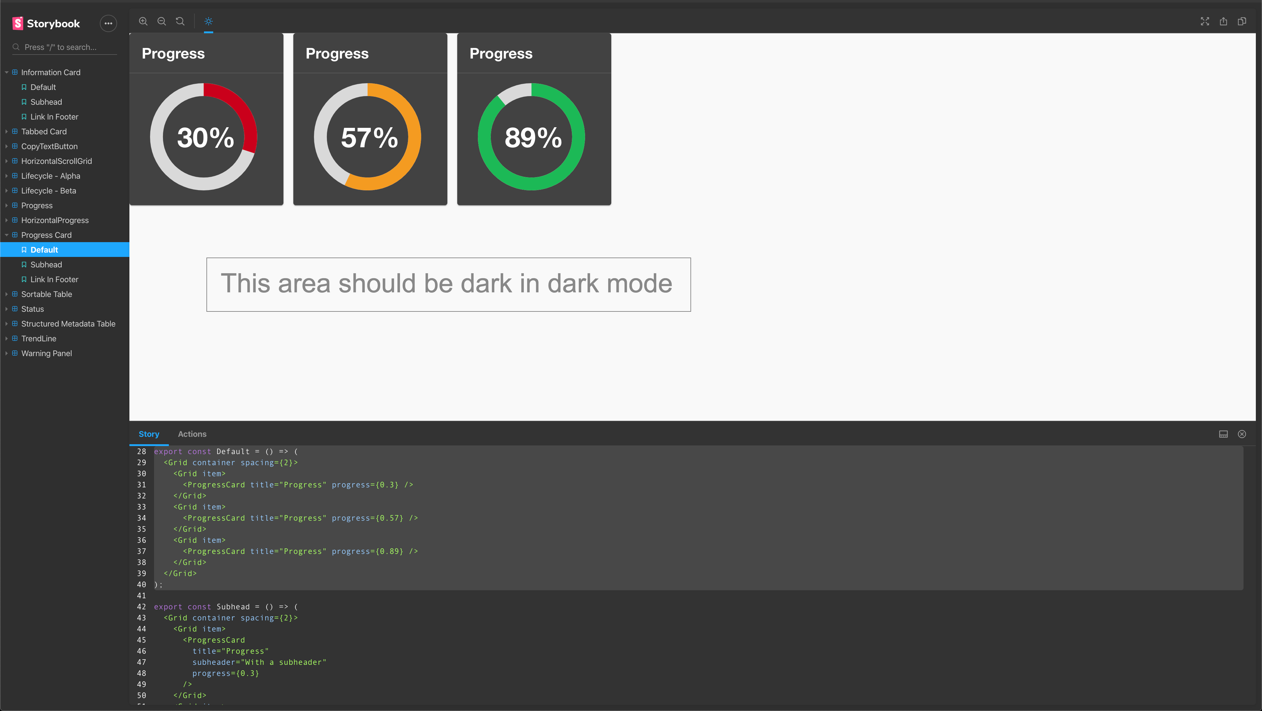 Change the background color in Storybook to comply with dark/light mode · Issue #602 · backstage ...