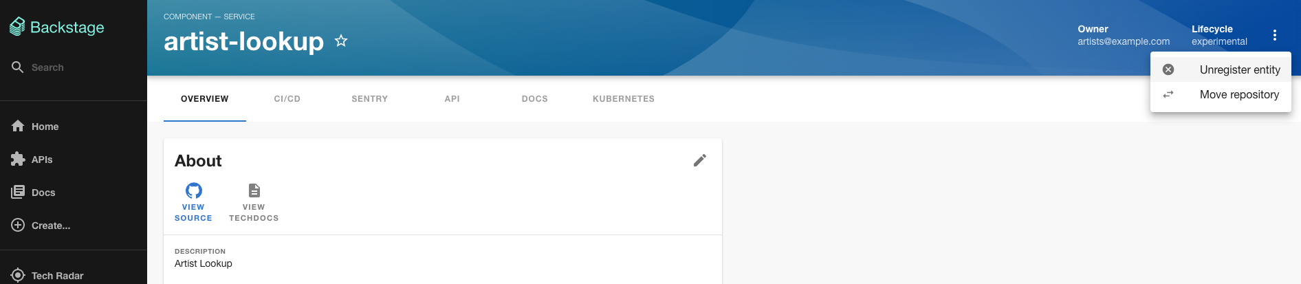 [TechDocs] As a producer of doc sites, I want to be able to remove my ...