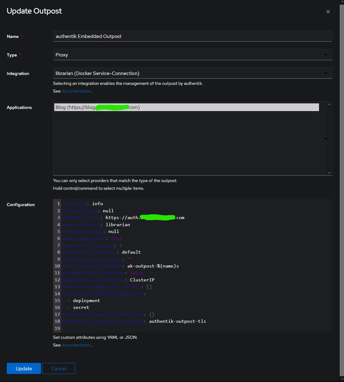 Authentik Routing to Wrong Port Docker Internal · Issue #3415 · goauthentik/authentik · GitHub
