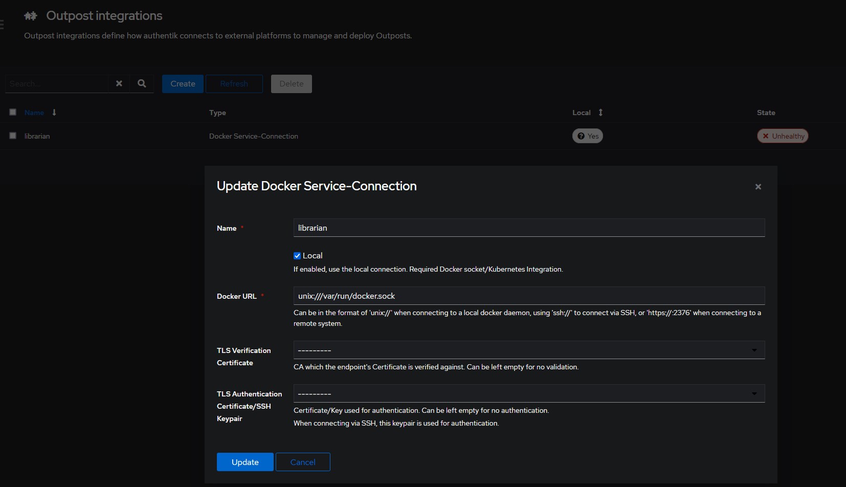 Authentik Routing to Wrong Port Docker Internal · Issue #3415 · goauthentik/authentik · GitHub