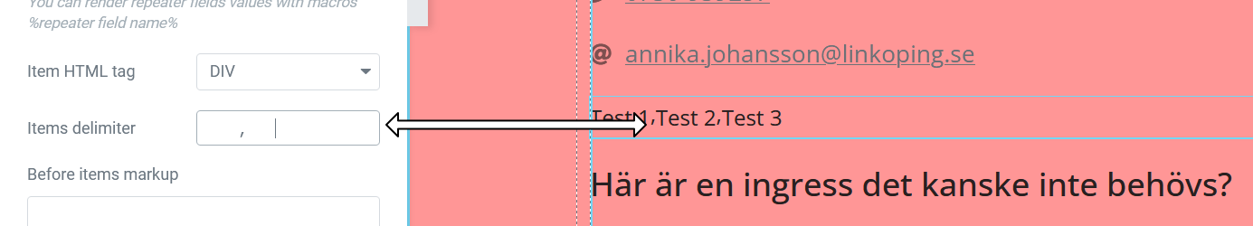 Bug: Repeater Field delimiter Trims intentionall whitespaces · Issue ...