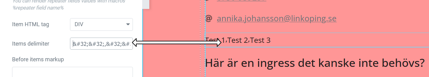 Bug: Repeater Field delimiter Trims intentionall whitespaces · Issue ...