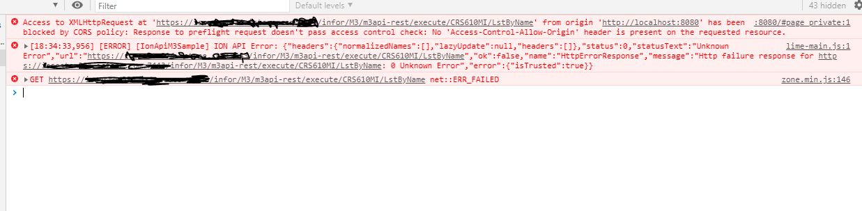 ION API Sample not working · Issue #10 · infor-cloud/widget-sdk · GitHub