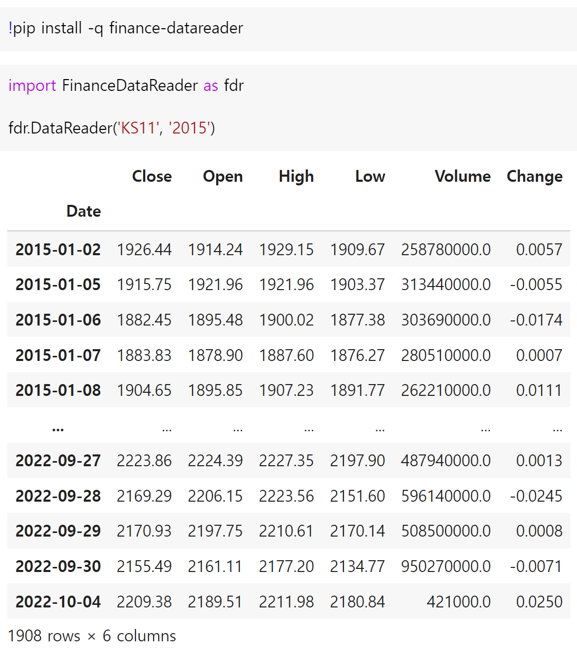 지수 및 일부 종목 데이터 로드시 JSONDecodeError · Issue #155 · FinanceData/FinanceDataReader · GitHub