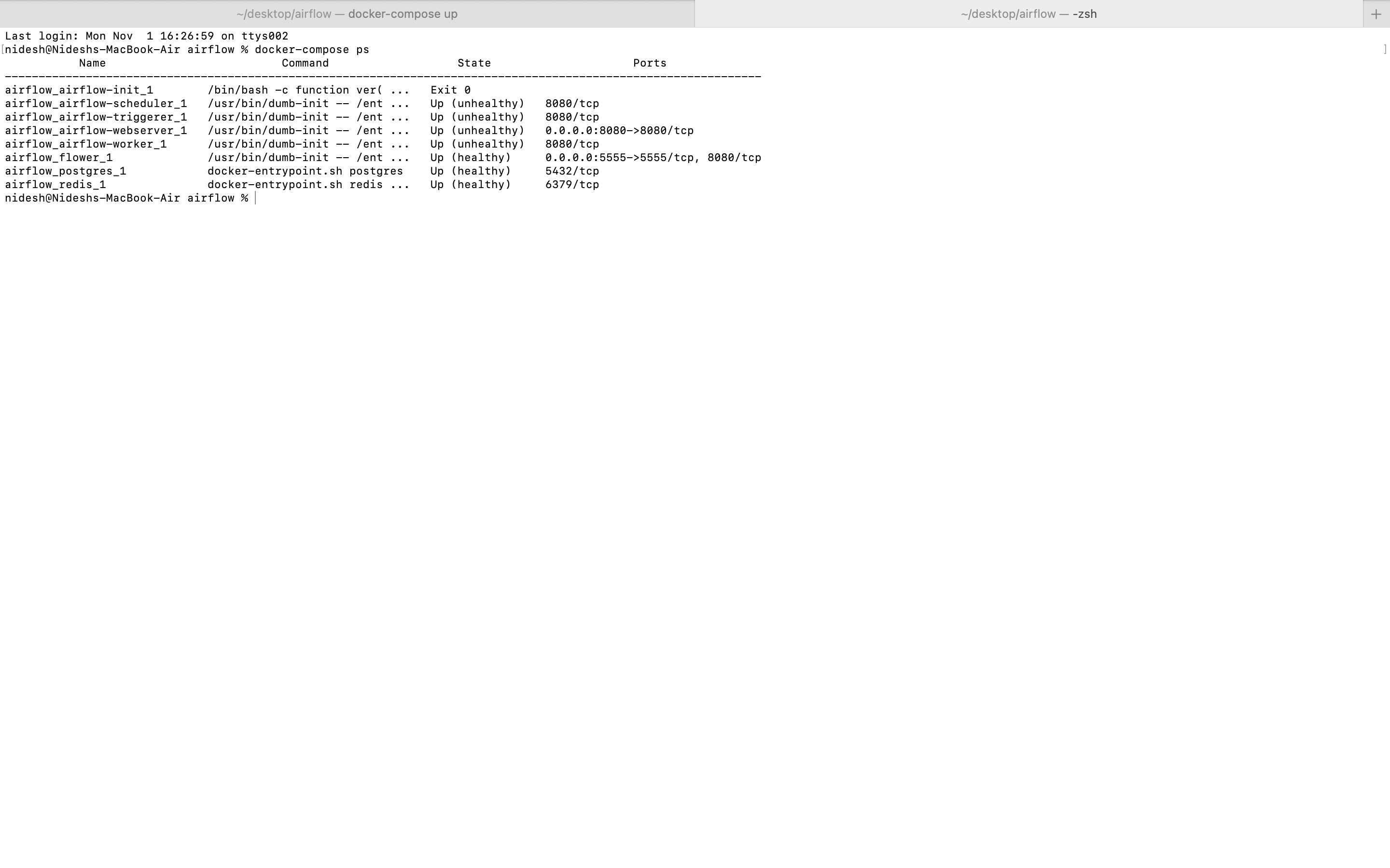Not Able to Run Airflow Through Docker · apache airflow · Discussion #19348 · GitHub