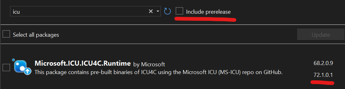 Cannot update to latest `Microsoft.ICU.ICU4C.Runtime` · Issue #14661 ...