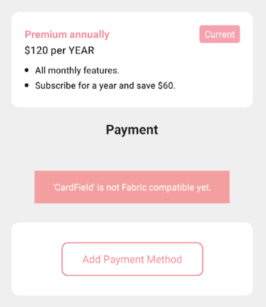 Support Fabric components · Issue #1275 · stripe/stripe-react-native ...