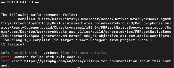 [FIXED in 0.71.6, 0.70.8, 0.69.9] Xcode 14.3 (14E222b) Build Failed with React Native 0.71.5 ...