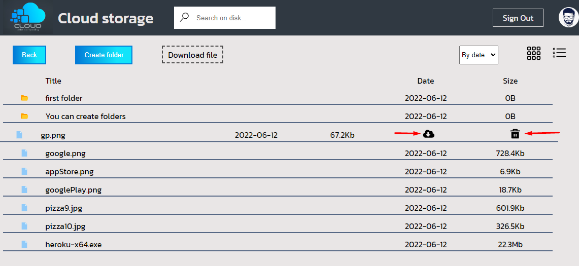 GitHub - RamanSlinka/mern-cloud-disk-server