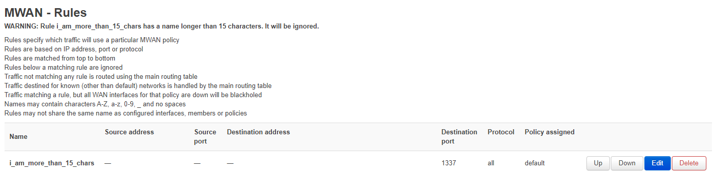 mwan: Rule Length · Issue #13499 · openwrt/packages · GitHub