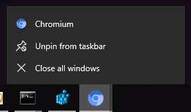Feature request: Jumplist on Windows · Issue #1479 · ungoogled-software/ungoogled-chromium · GitHub