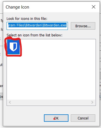 Small program icon not shown in W10 taskbar · Issue #799 · bitwarden ...