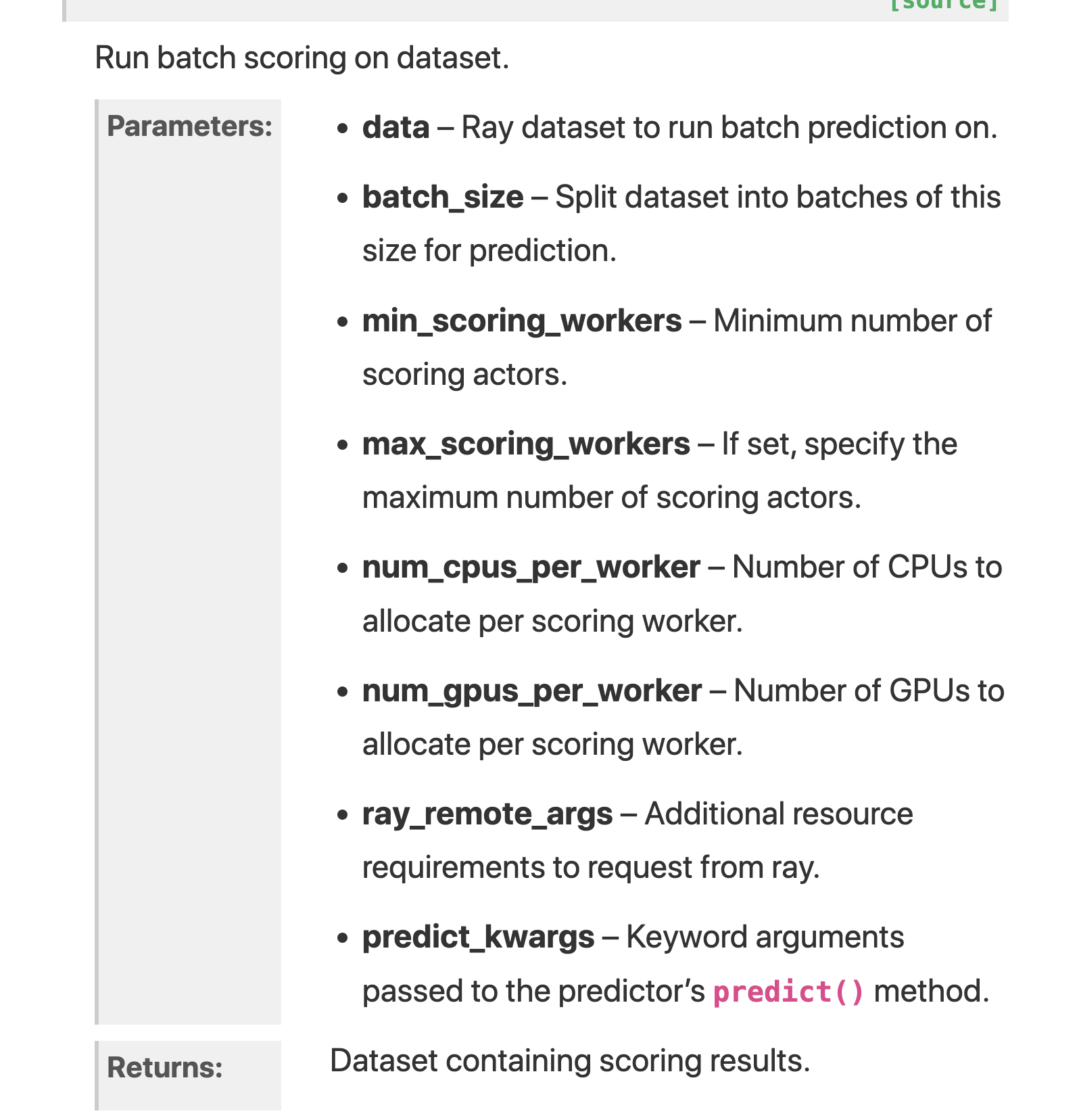 Docs Api Annotations Break Docstring Rendering · Issue 25447 · Ray