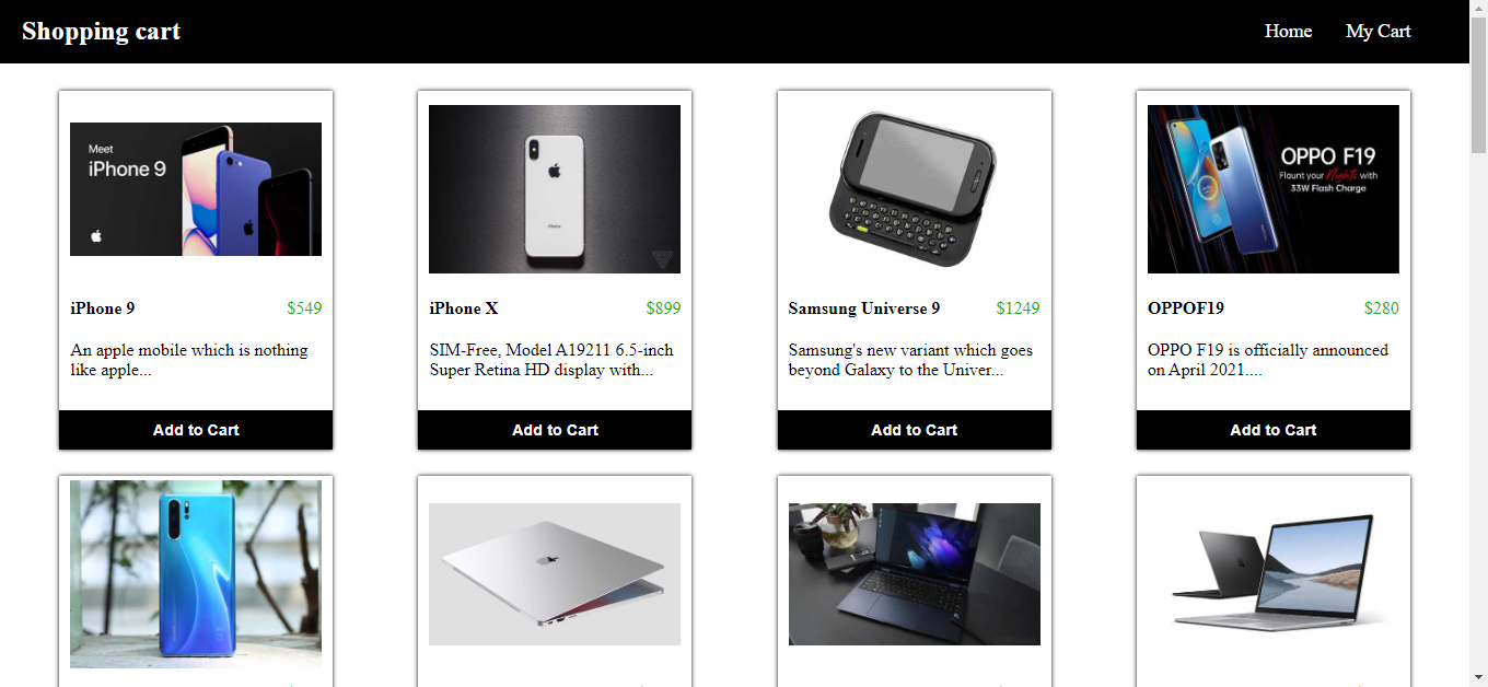 GitHub - Bluetooth-stack/shopping-cart: shopping cart functionality of an e-commerce app using ...