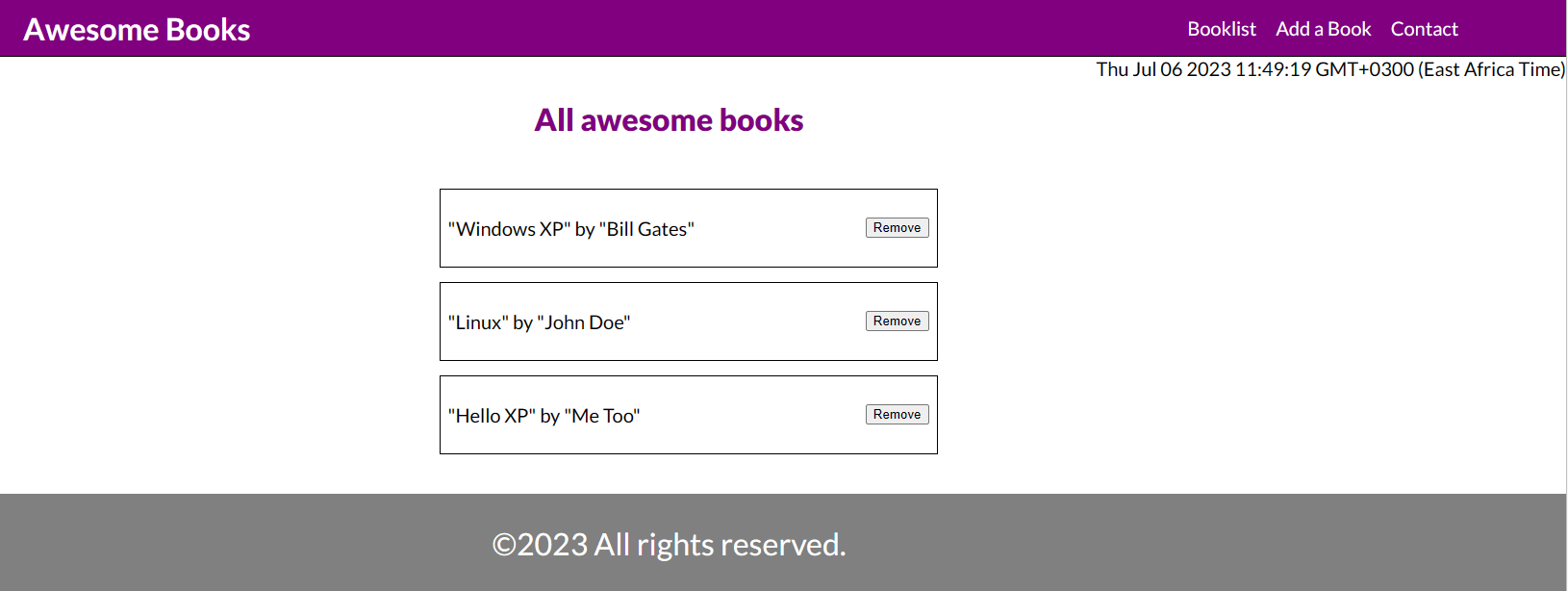 GitHub - katarighe/awesome-books: This project is a basic web application that allows users to ...