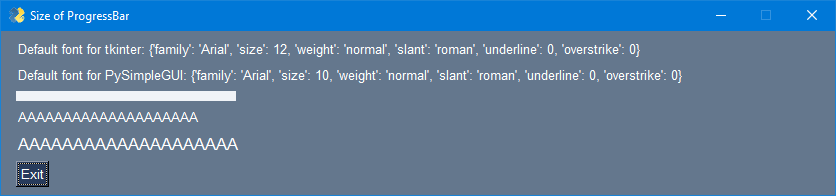 [ Enhancement] ProgressBar length size · Issue #4199 · PySimpleGUI/PySimpleGUI · GitHub