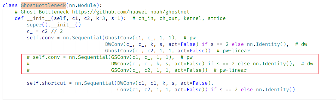 GSConv-GhostNet-YOLOv5s模型的配置文件是怎样的？ · Issue #12 · AlanLi1997/slim-neck-by-gsconv · GitHub