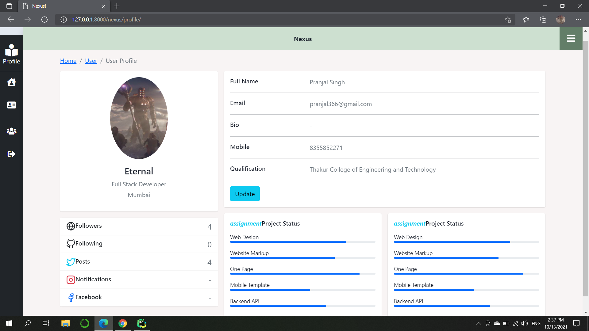 GitHub - ProfessionalGeeko/NEXUS