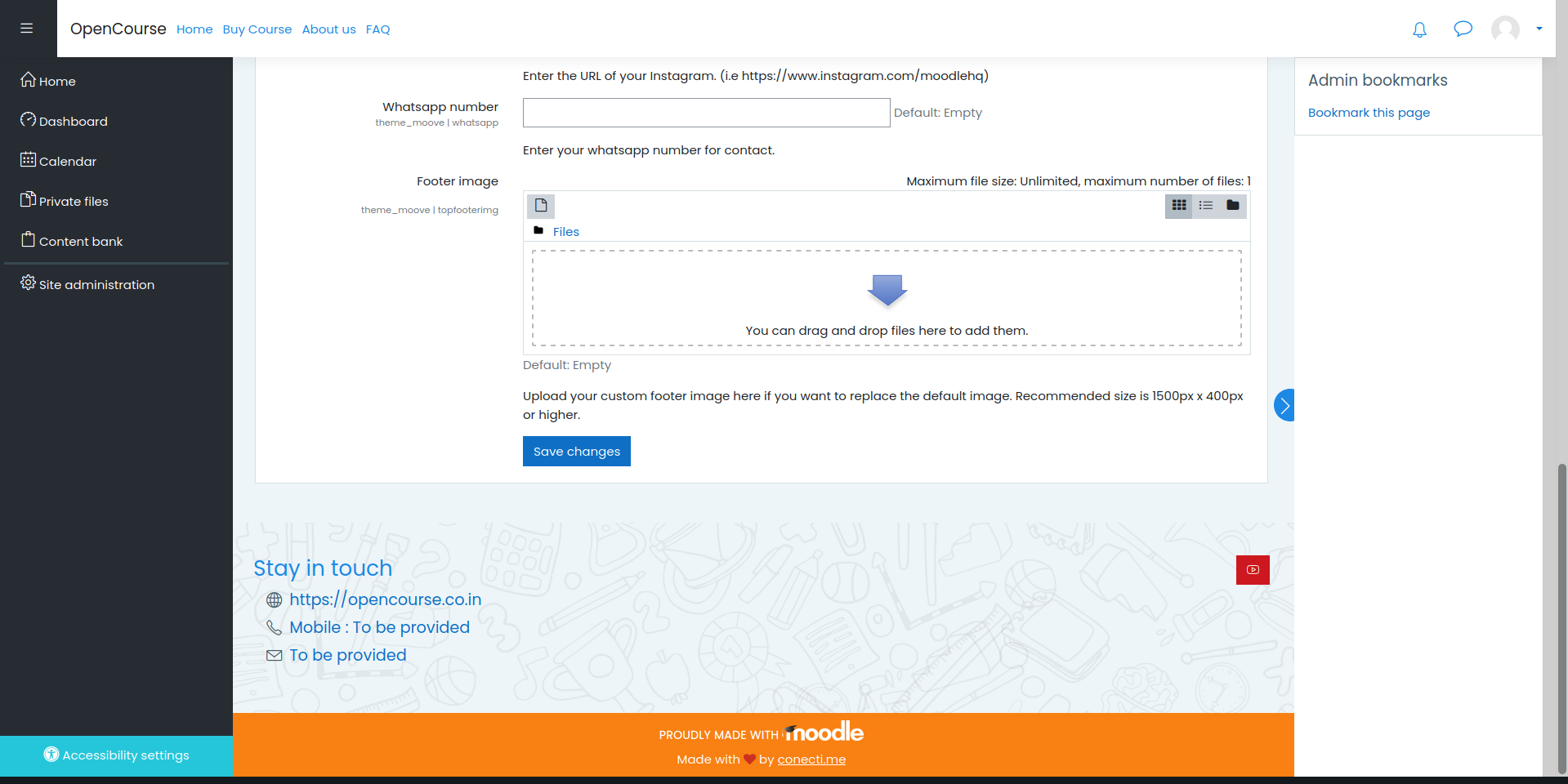 Orange footer with moodle logo · Issue #302 · willianmano/moodle-theme_moove · GitHub