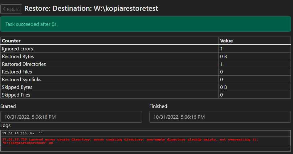 Resume restore (with KopiaUI) · Issue #2533 · kopia/kopia · GitHub