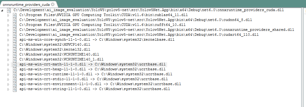 Failed to load Library - OnnxRuntime Yolov5 GPU Support C# · Issue #10336 · microsoft ...
