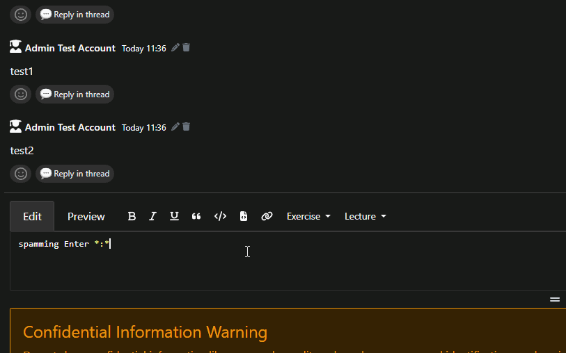 ```Communication```: Hitting Newline Multiple Times Clones The Sent Message · Issue #6480 ...