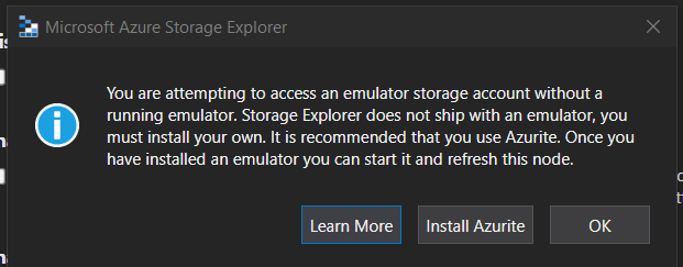 Cannot connect to Dockerized Azurite via Microsoft Storage Explorer ...