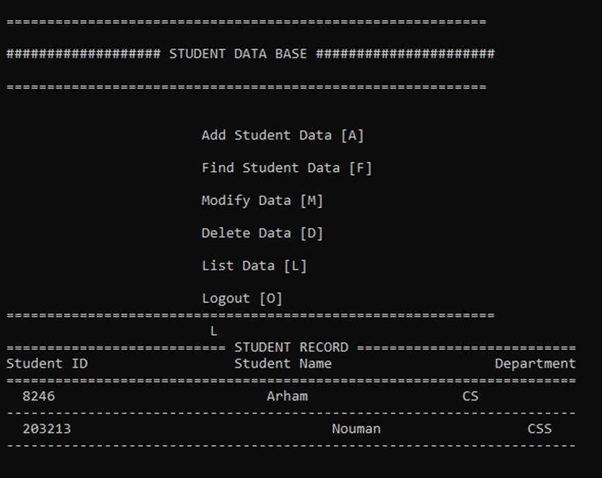 GitHub - Dev-Hooman/Student-DB-Management-Sys: This project is Student ...