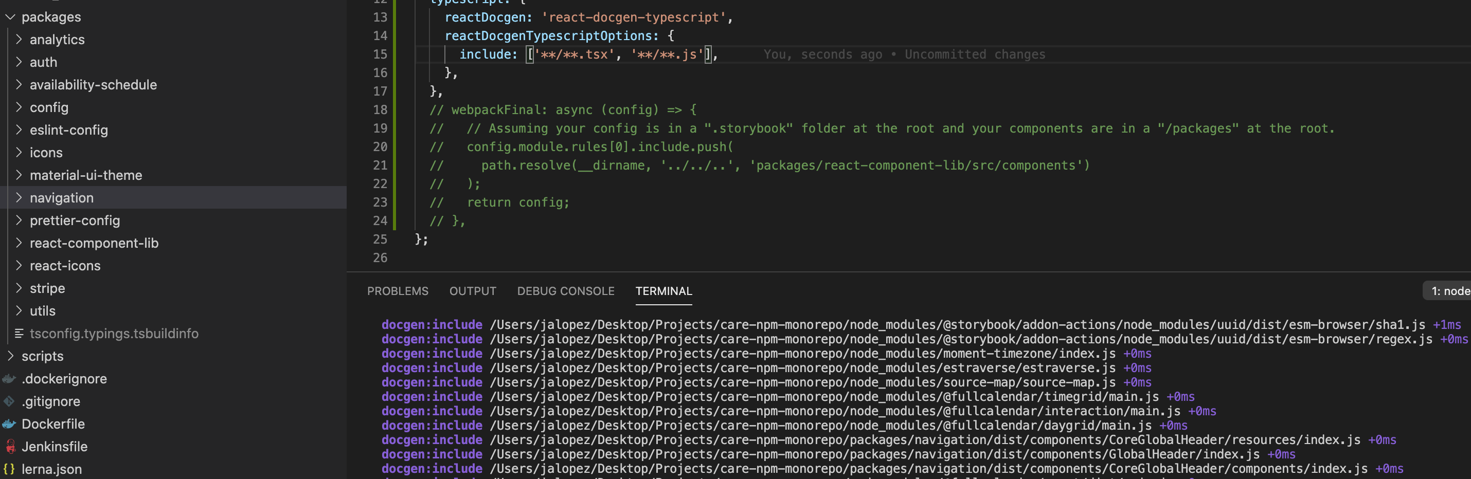 Getting: - No inputs found for this component. Read the docs - when using addons-docs · Issue ...