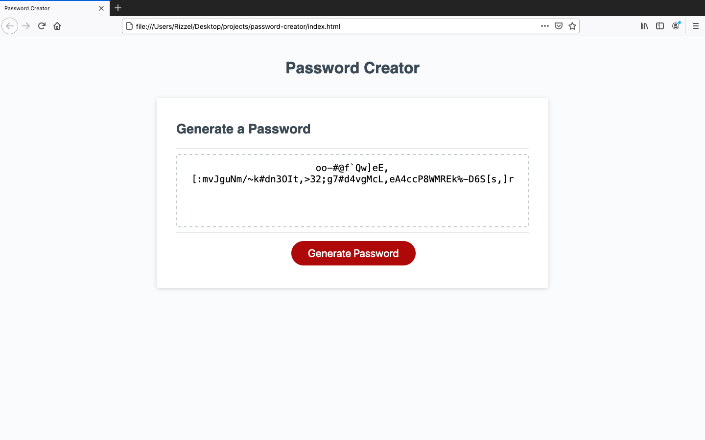 GitHub - rizznn/password-creator