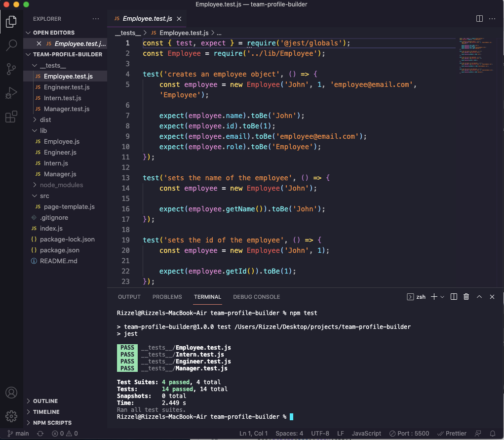 GitHub - rizznn/team-profile-builder