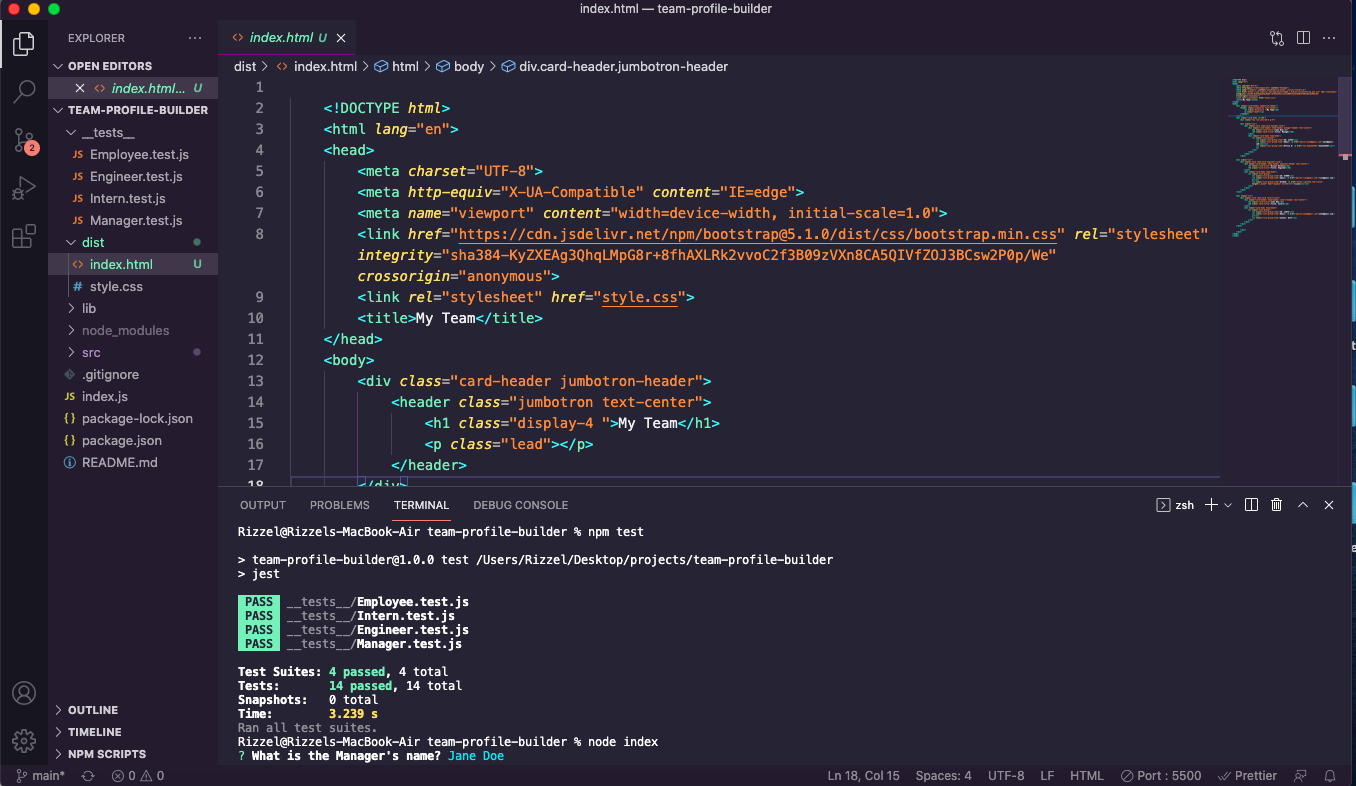 GitHub - rizznn/team-profile-builder
