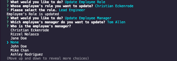 GitHub - rizznn/employee-tracker: This is a a command-line application that helps manage a ...