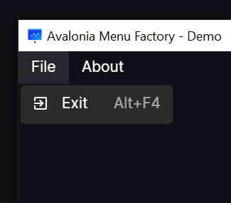 GitHub - ArchLeaders/Avalonia.MenuFactory: Dynamic UI library that lets you seamlessly implement ...