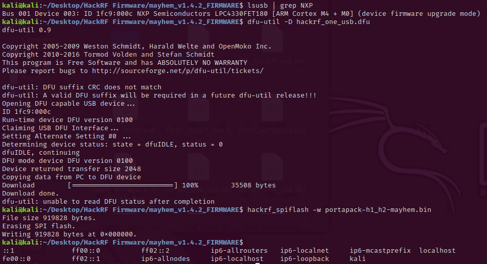 Problem upgrading the firmware · Issue #440 · portapack-mayhem/mayhem ...