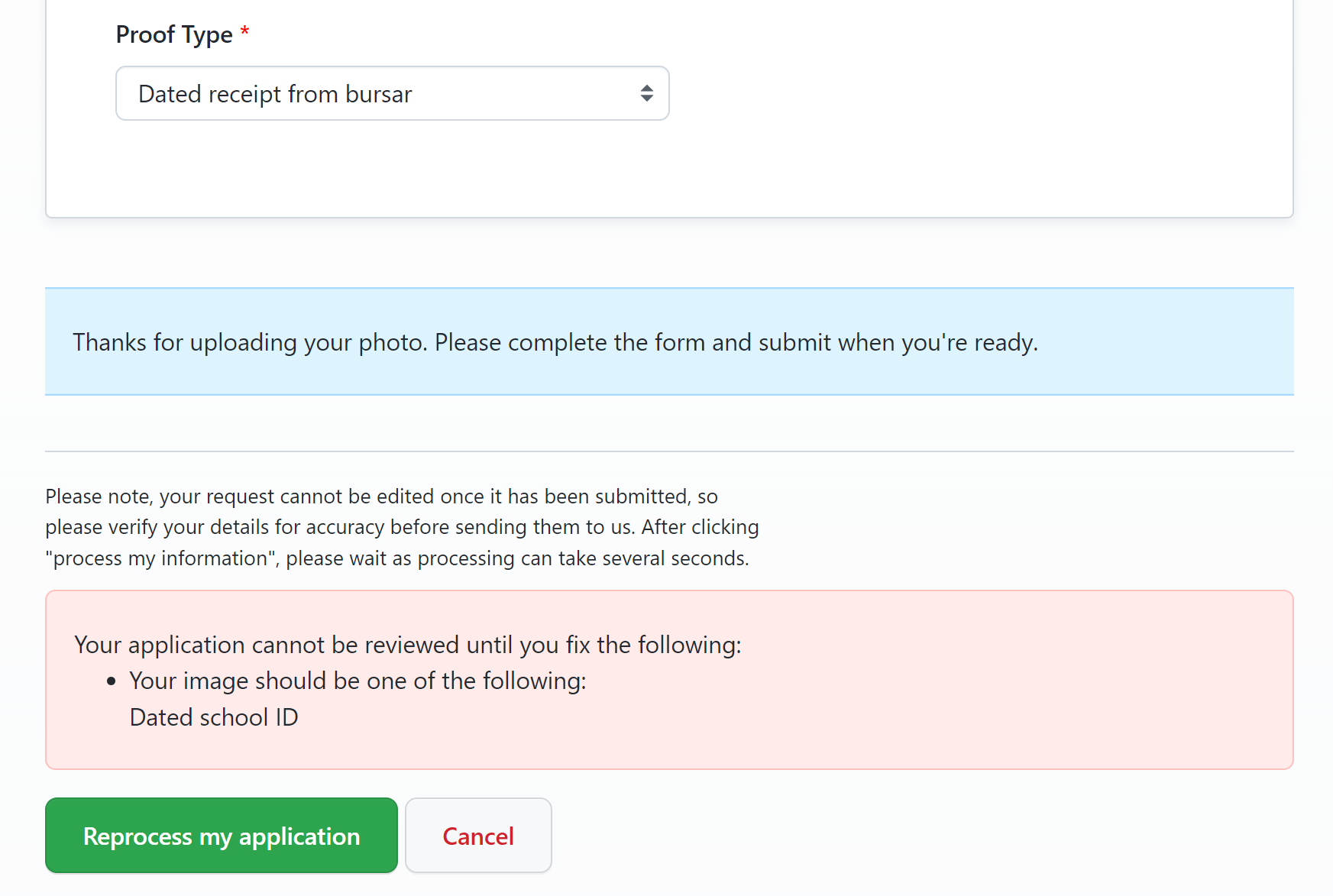 Proof of Academic Status Not Working · community · Discussion #30468 · GitHub