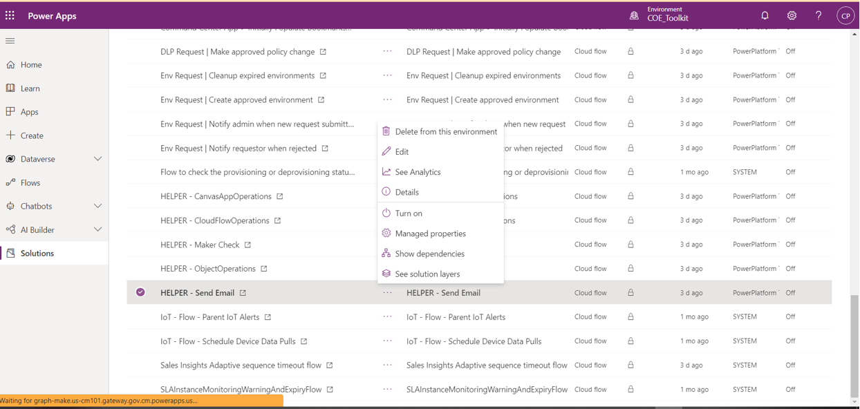[CoE Starter Kit - BUG] COE Starter Kit Install in GCC High - Core Components · Issue #1615 ...