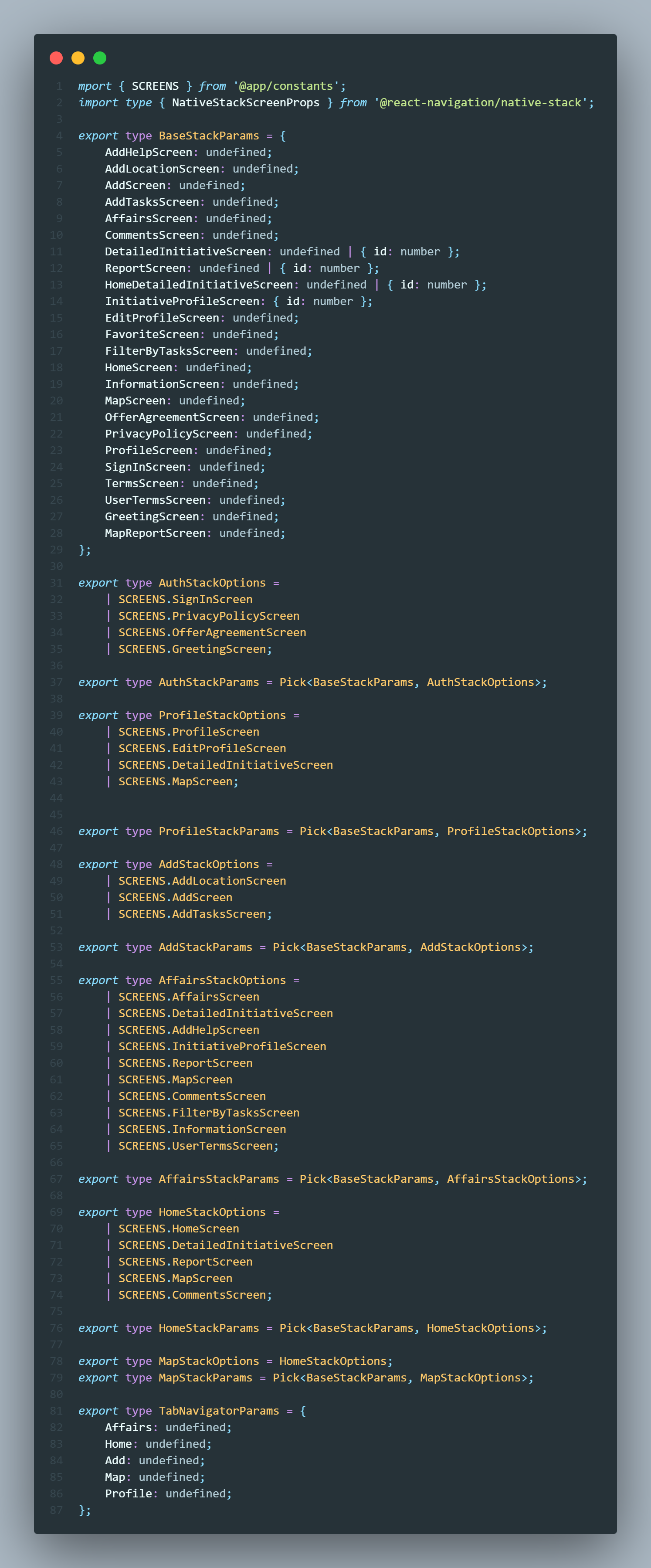 Is It Possible To Attach The Same Screen To Multiple Different Kinds Of Navigators · React