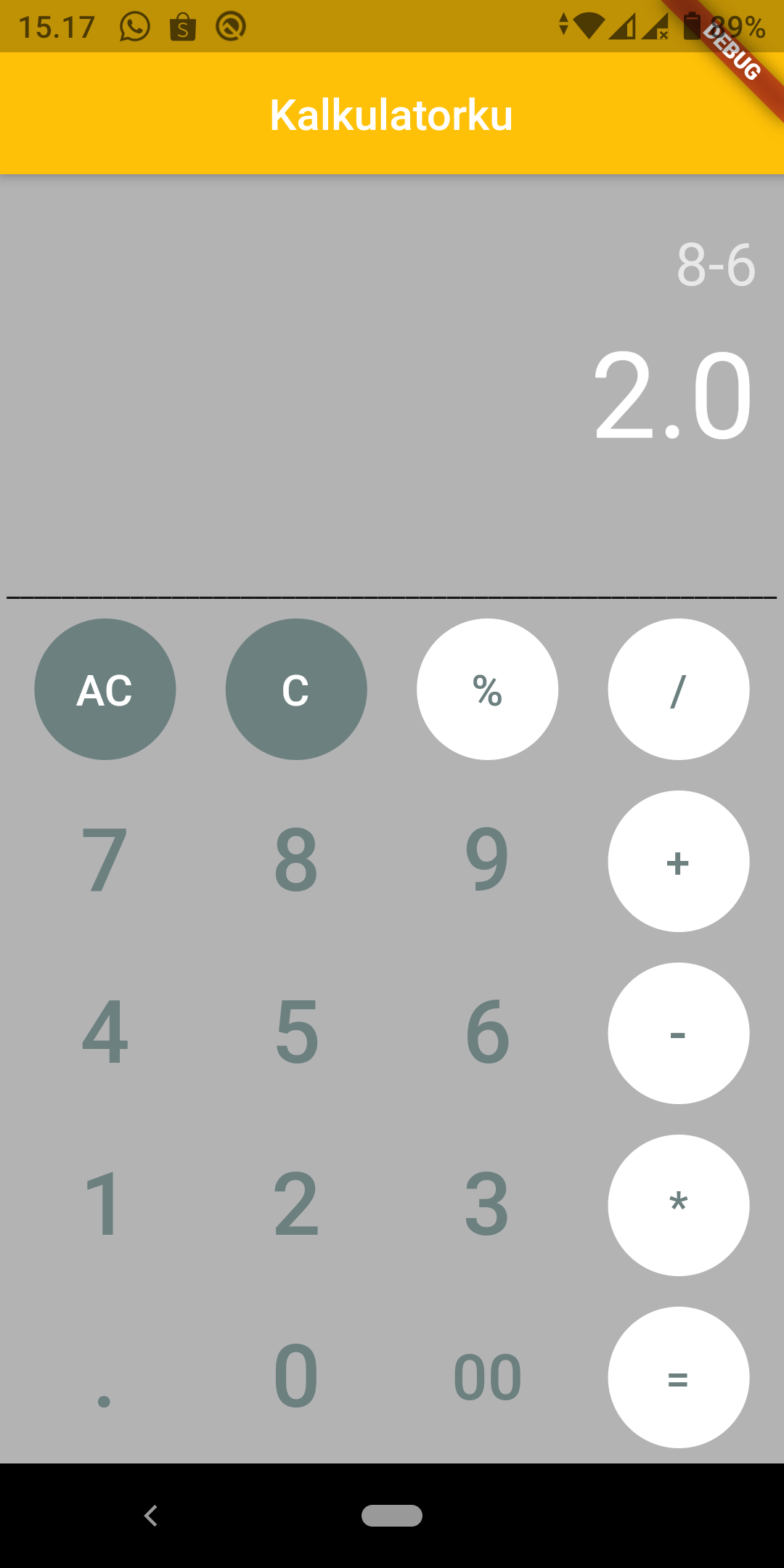 GitHub - Putrifazlina/kalkulator