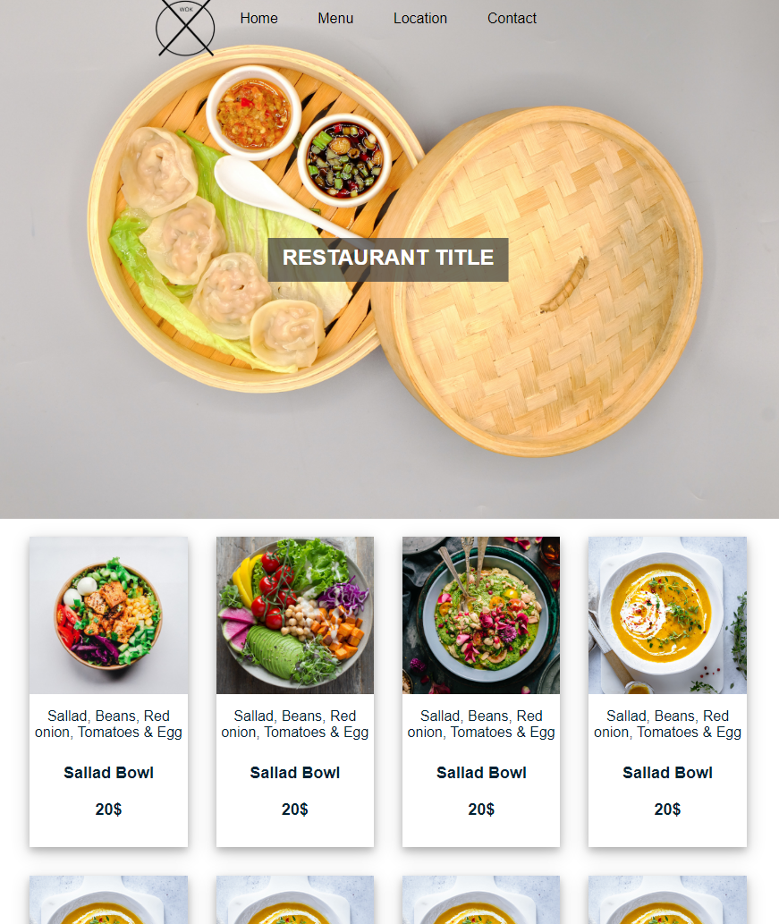 GitHub - victorsvensson/Website-Template-Restaurant: Template for ...