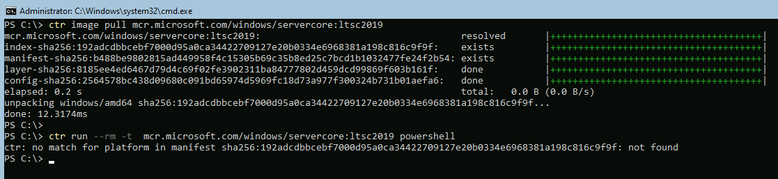 Windows Platform Matcher needs to accept ltsc2022 images with later Windows host versions ...