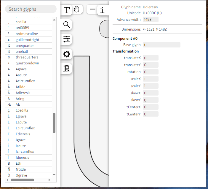 Sidebar and tab issue · Issue #843 · googlefonts/fontra · GitHub