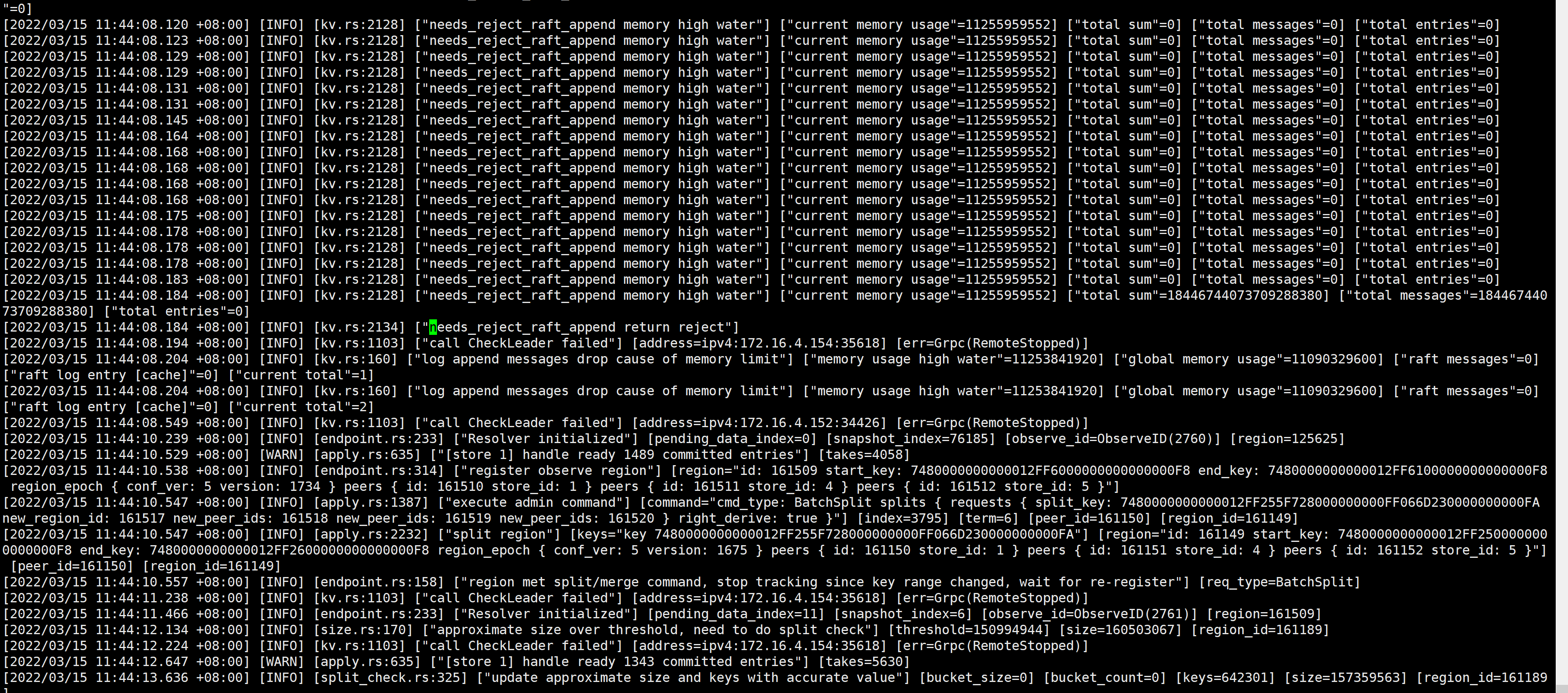 raftstore: Integer overflow problems on memory metrics · Issue #12160 · tikv/tikv · GitHub