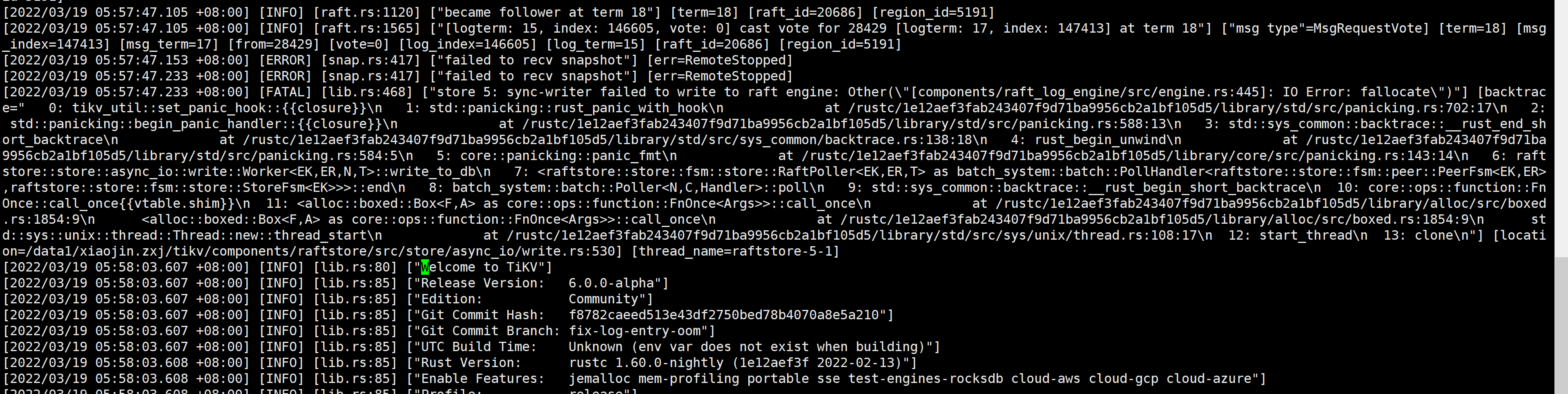 Snap mgr should be banlanced with disk space usage · Issue #11236 · tikv/tikv · GitHub