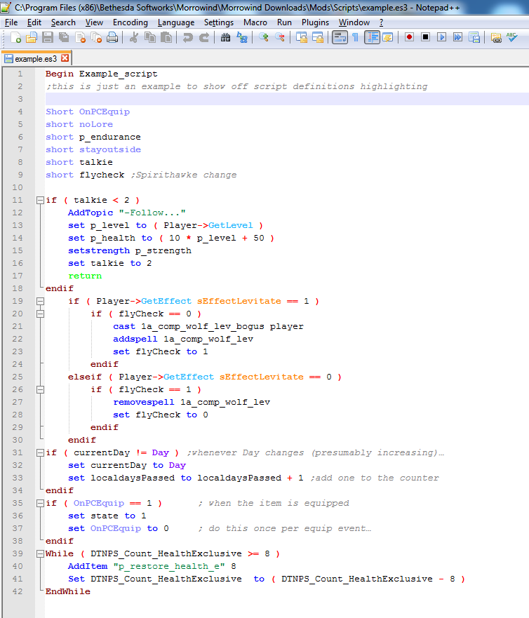 Listings definition for es3 script · Issue #1 · sultan-of-rum/morrowind-scripting-for-dummies ...