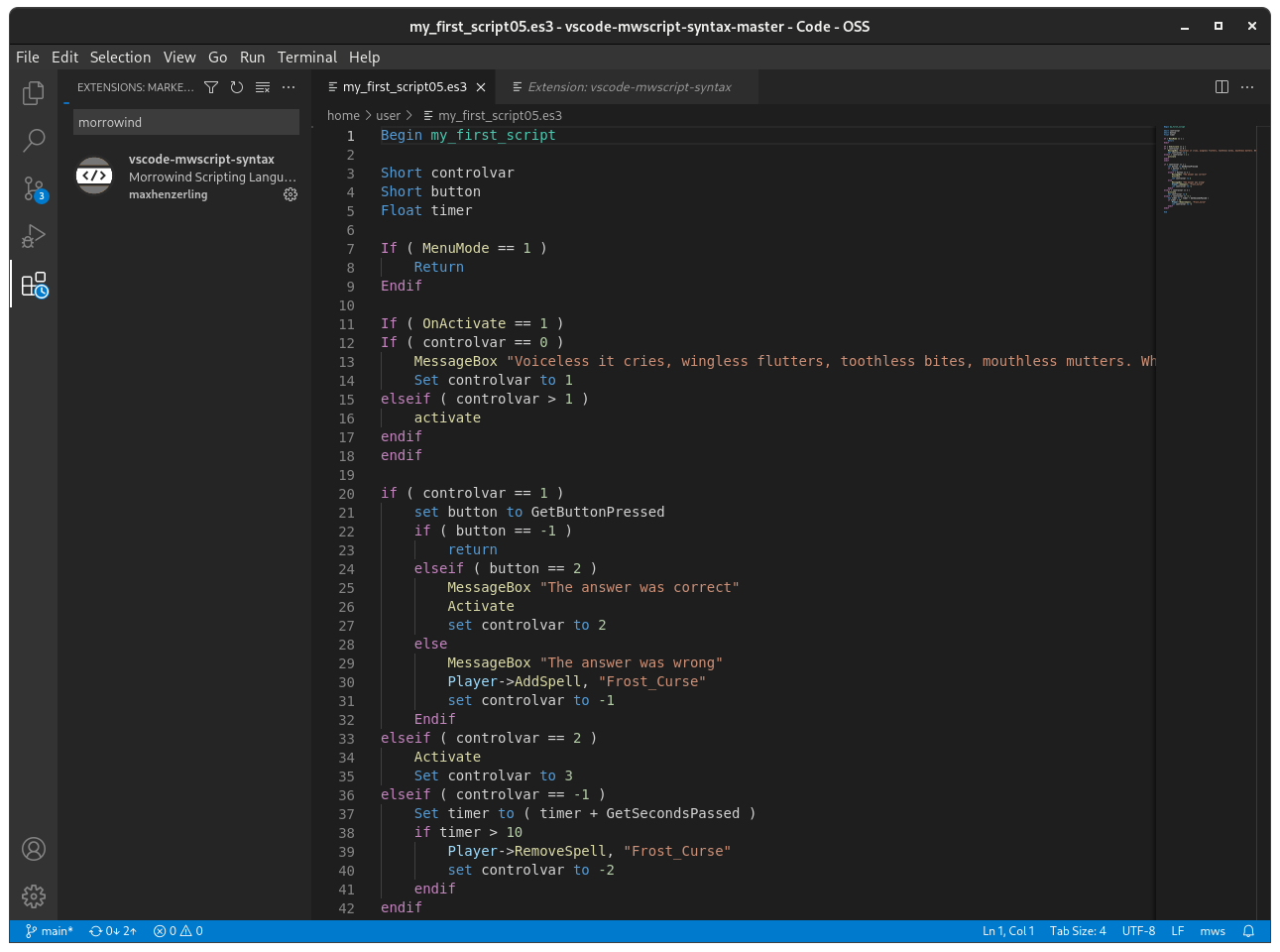Listings definition for es3 script · Issue #1 · sultan-of-rum/morrowind-scripting-for-dummies ...