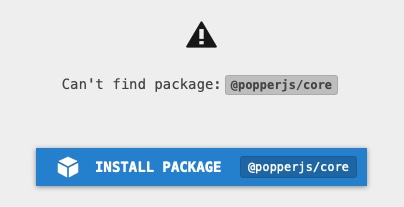 Stackblitz is missing @popperjs/core · Issue #4250 · ng-bootstrap/ng-bootstrap · GitHub